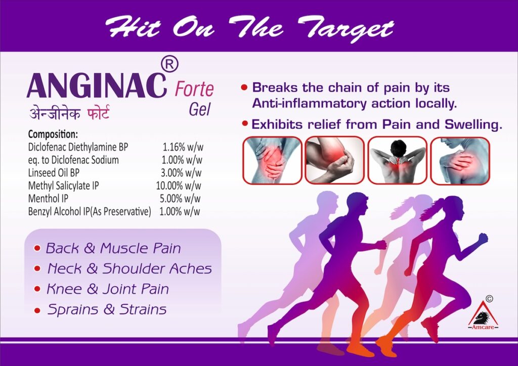 Anginac® forte Gel | Amcare Pharmaceuticals
