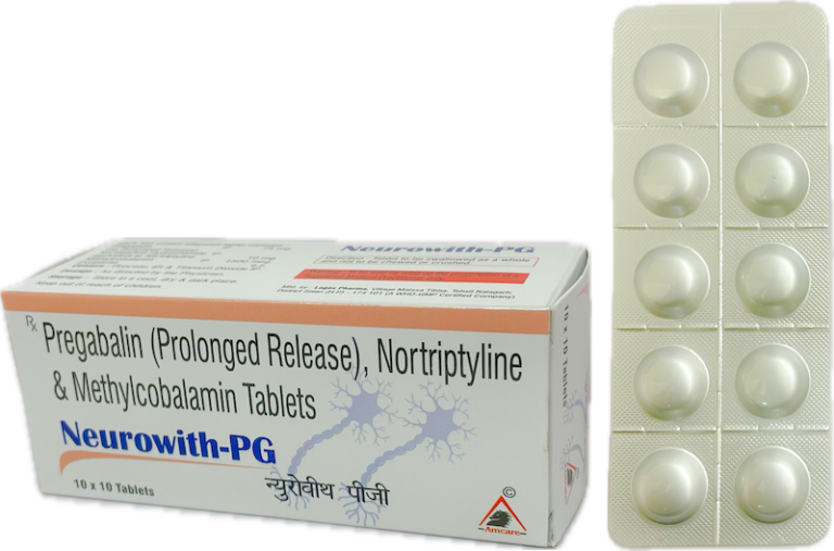 Neurowith-PG Tablets - Amcare Pharma